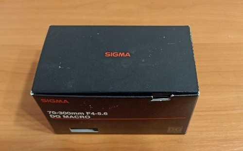 Продам объектив Sigma AF 70-300mm f/4-5.6 DG macro