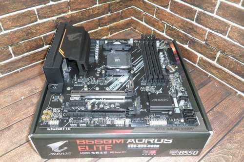 Материнская плата gigabyte B550M aorus elite