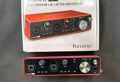 Звуковая карта focusrite Scarlett 4i4 3rd Gen