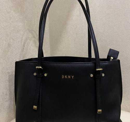 Сумка кожаная dkny