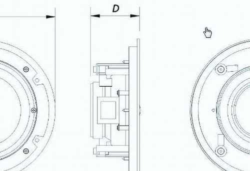 Акустическая система потолочная DAS Audio deco-6-T