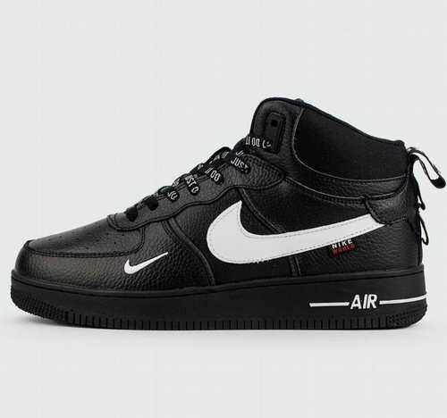 Кроссовки Nike Air Force 1 Mid Black / Wh. Sw. wit