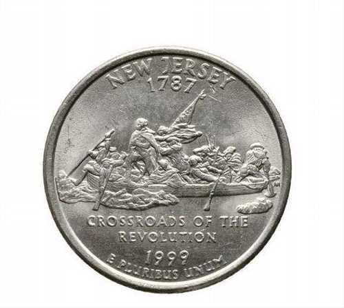 Памятная монета 25 центов (квотер, 1/4 доллара). Ш