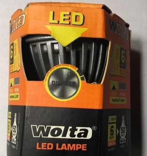 Светодиодные лампы Диммируемые Wolta 6 watt