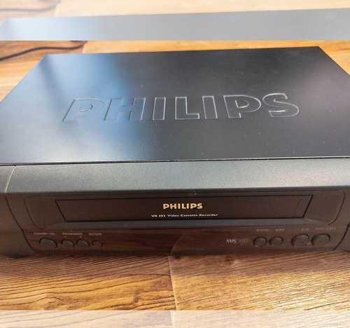 Видеомагнитофон philips vr402