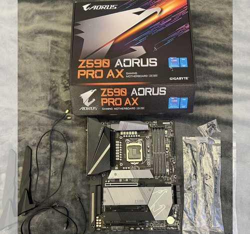 Материнская плата z590 Aourus Pro Ax