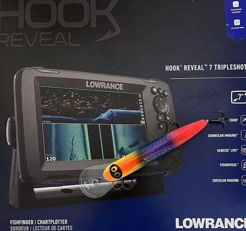 Эхолот Lowrance hook reveal 7 TS (RUS)