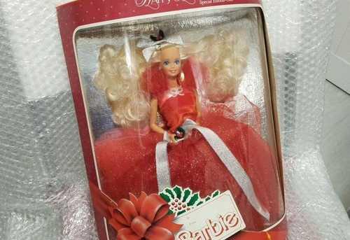 Самая первая Холидейка Barbie 1988 Happy Holidays
