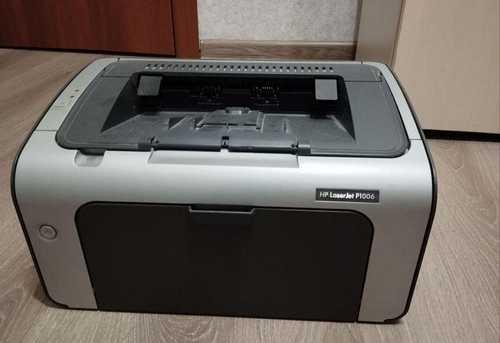 Принтер HP LaserJet p1006 + запасной картридж