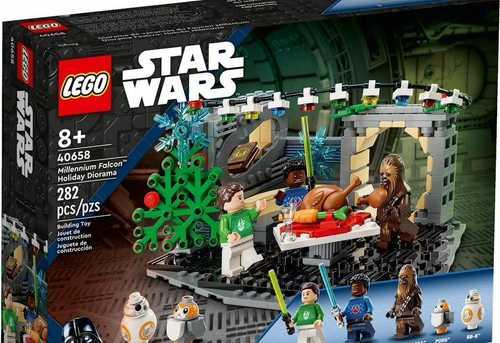 Lego Star Wars 40658 диорама Сокол тысячелетия