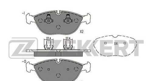 Колодки торм. диск. передн. Audi A4 00- A8 96
