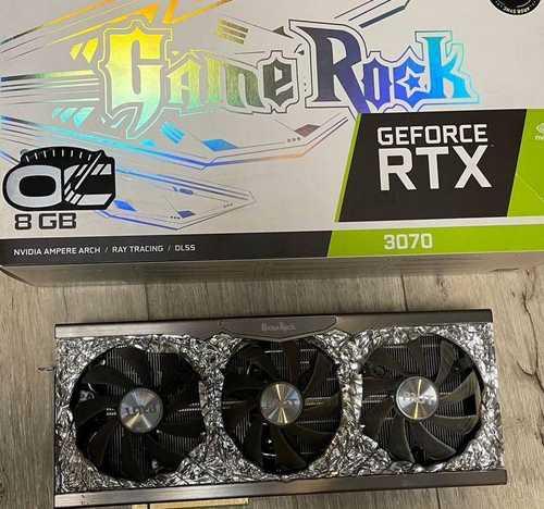 Видеокарта Palit RTX 3070 gamerock 8Gb