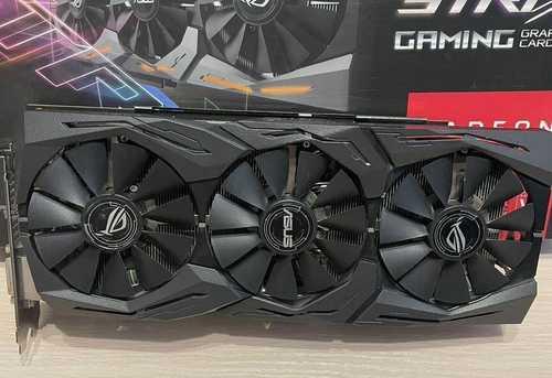 Видеокарта asus strix RX580 8Gb