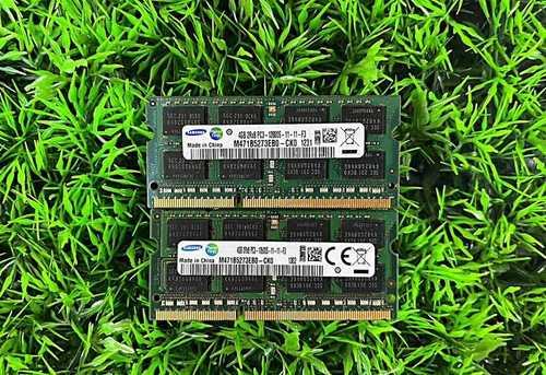 Комплект пaмяти Samsung DDR3 SO-diмм 8Gb (4Gb x 2)