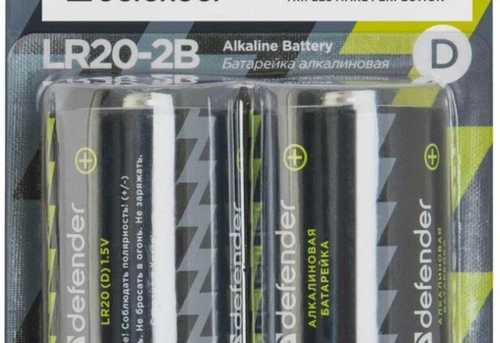 Батарейки Defender Alkaline LR20-2B AA 4 шт