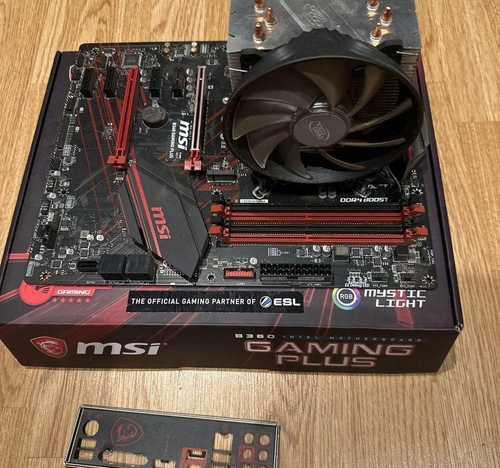 Материнская плата msi b360m gaming plus