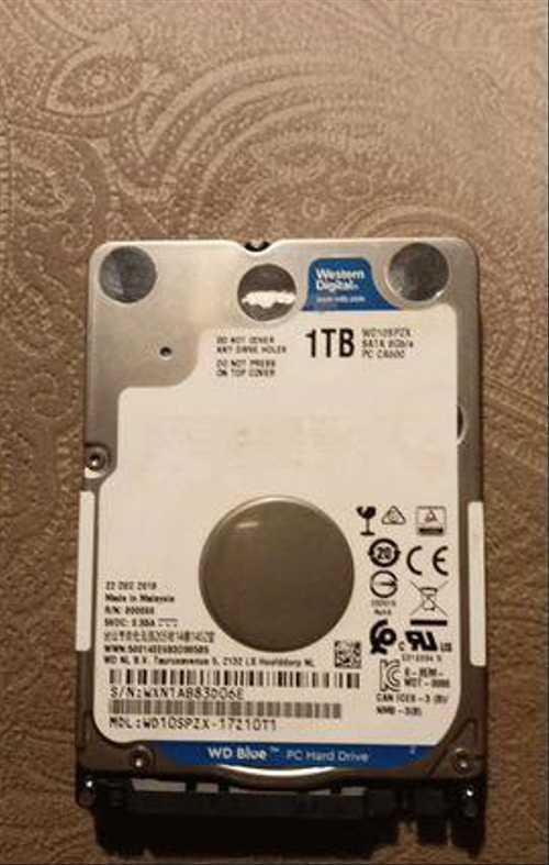 Жесткий диск Western Digital WD Blue 1 тб WD10spzx