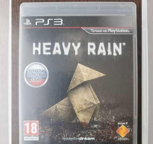 Диски на ps3 (playstation 3) Heavy Rain (RU)