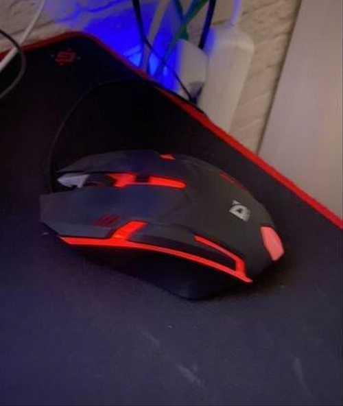 Игровая мышь с подсветкой Defender Cyber