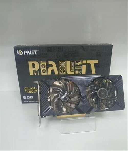 Видеокарта Palit GeForce GTX1660 Dual OC 6Gb