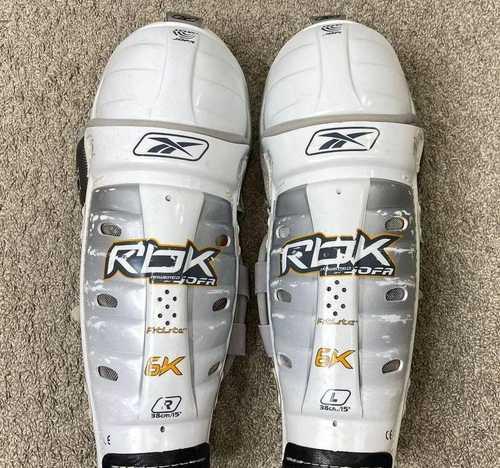 Щитки RBK 6k наколенники хоккейные Reebok Jofa