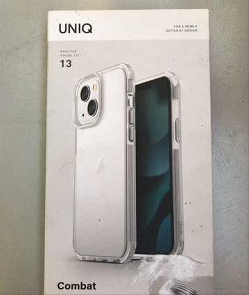 Чехол Uniq iPhone 13 Combat прозрачный