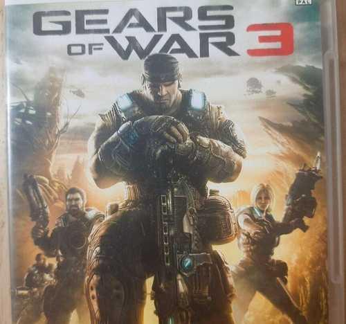 Диски на xbox 360 gears of war 3