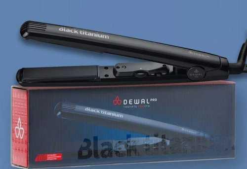 Dewal black titanium Щипцы для волос 25 мм Плойка