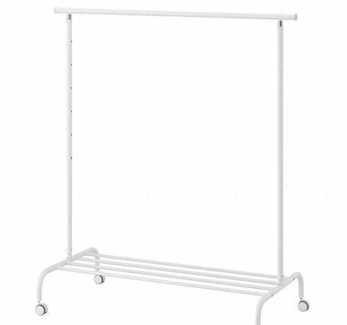 Вешалка напольная IKEA rigga белая
