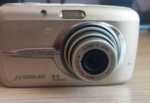 Цифровой фотоаппарат Олимпус мью 600