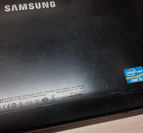 Планшет samsung ativ SMART PC XE700T1C-H01RU   кла