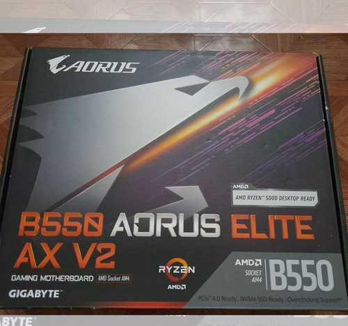 Материнская плата gigabyte B 550 aorus elite V2