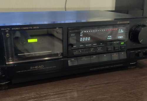 Кассетная дека Victor(JVC) TD-V711+ пульт ду