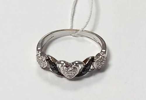 Золотое кольцо с бриллиантами (10450)*