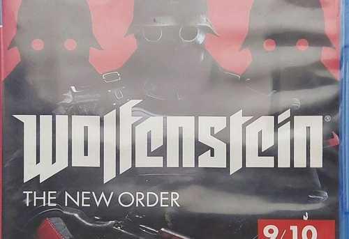Диск на PS4 Wolfenstein: New Order