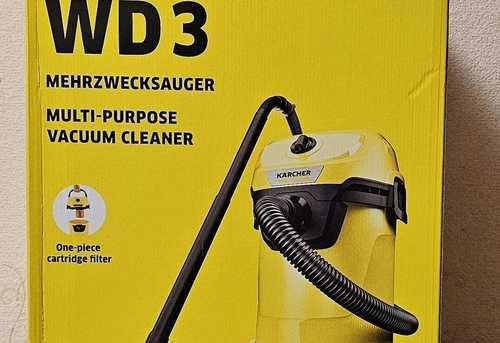 Новый Karcher WD 3. 19 л.Гарантия.Чек