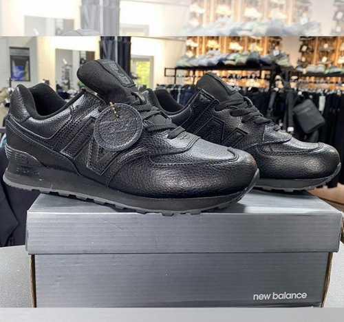 Кроссовки осенние New Balance 574 кожа