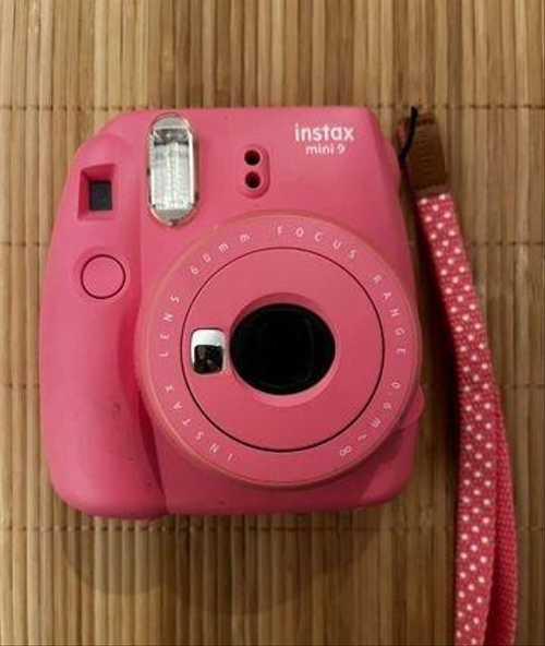 Фотоаппарат пленочный instax mini 9 розовый