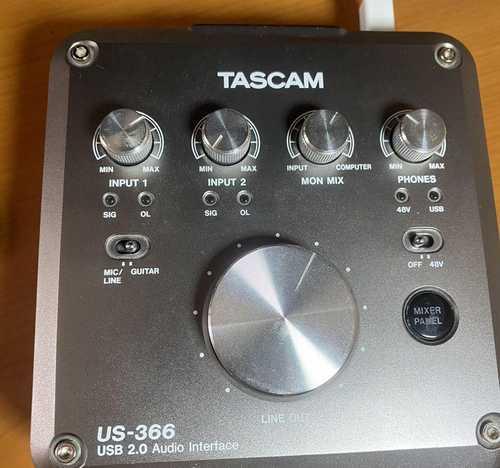 Внешняя звуковая карта tascam us366