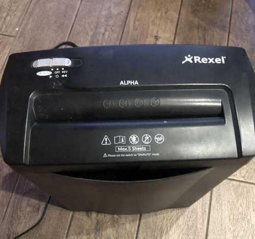 Шредер для бумаги rexel alpha