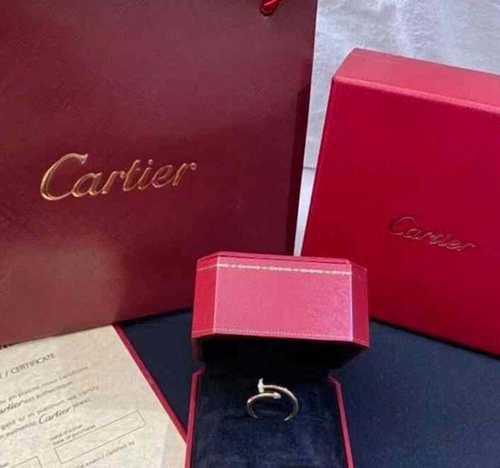 Кольцо гвоздь Cartier Juste un Clou 0.125ct