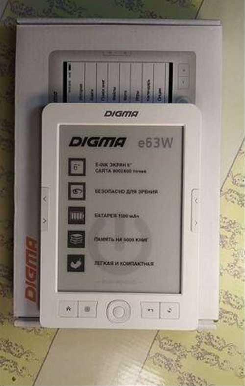 Digma E63W (экран Carta)