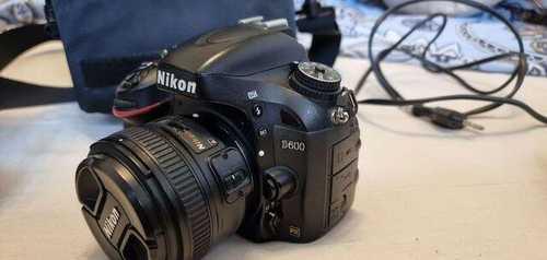 Nikon D600, Nikon 50mm/1.8 полный набор