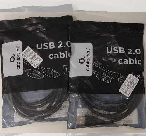 Кабель USB 2.0 1.8м AM/AM