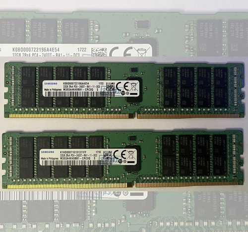 Оперативная память ddr4 64 gb samsung