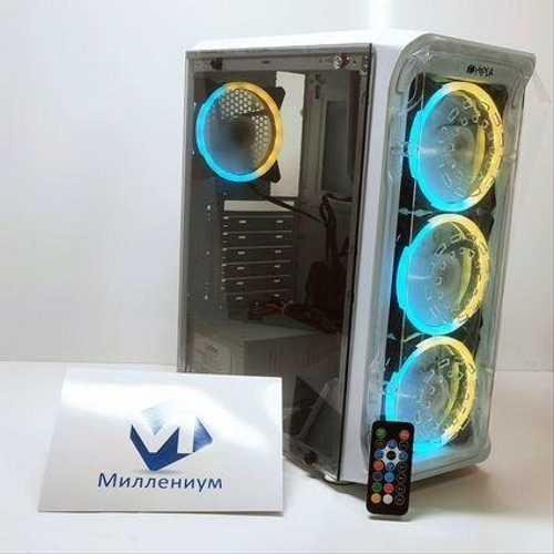 Корпус для пк hiper MG100 wind(RGB/окно/4*120мм)