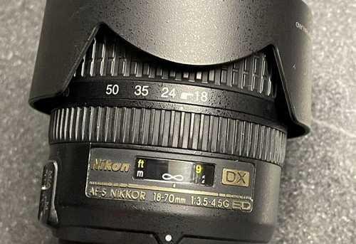 Nikon nikkor DX AF-S 18-70mm 3.5-4.5 G ED