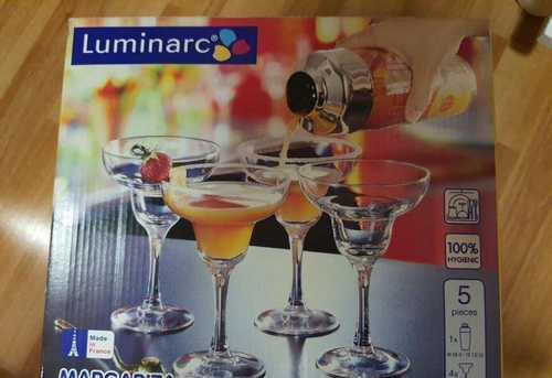 Luminarc набор шейкер и 4 бокала для маргариты