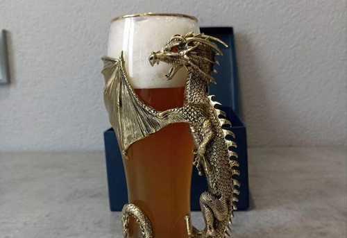 Подарочные бокалы Пивной бокал дракон