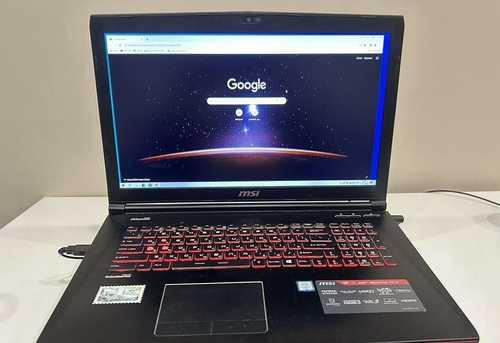 Ноутбук MSI GE72 6QF Pro